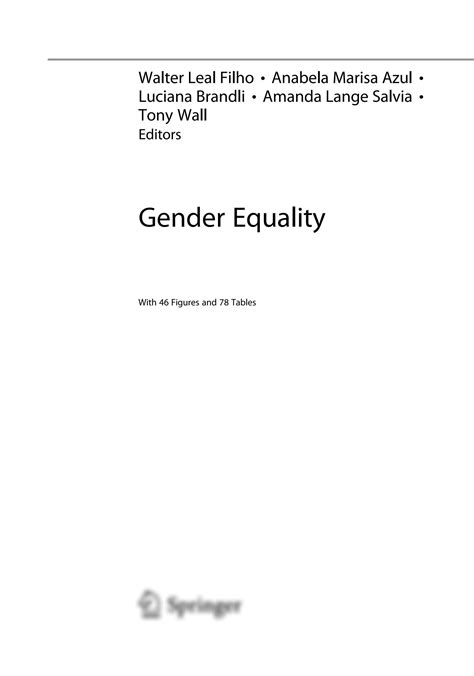 Solution Gender Equality 2021 Studypool