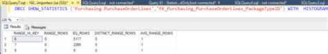Read Statistics Histogram Using Dmv Sqlservercentral
