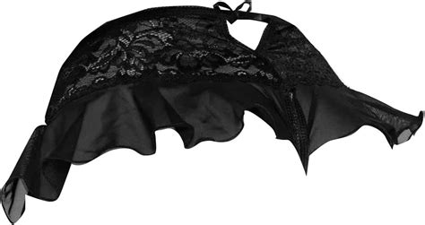 Niceone Crotchless Panties For Women Sexy Slutty Lace Slit Ruffle Open Crotch Thong