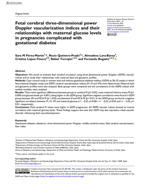 Pdf Fetal Cerebral Three Dimensional Power Doppler Vascularization