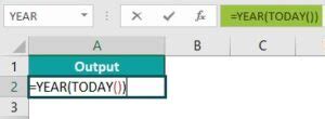 Year Function In Excel Formula Examples How To Use