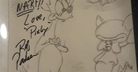 Major Accomplishment To Have Rob Paulson Sighn Your Sketch Of His