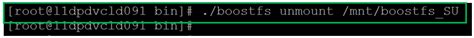Unmounting The BoostFS File System Dell Data Domain Boost File System