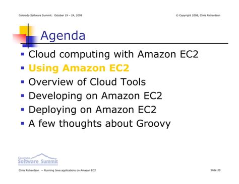 Deploying Java Applicationson Ec2 Ppt