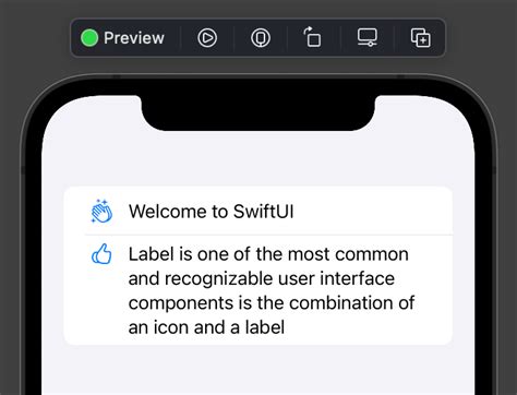 22 Swiftui Use Label To Display The Combination Of Image Sf Symbol And Text