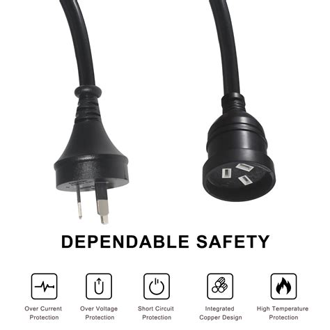 Au Supply 3 Pin Iec Plug Male Female 1 5m Ac Lead Extension Connector Power Cord Buy Ac Lead