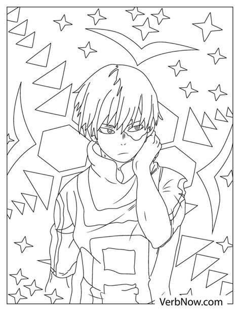 Deku And Shoto Todoroki Coloring Page Free Printable Coloring Pages Porn Sex Picture