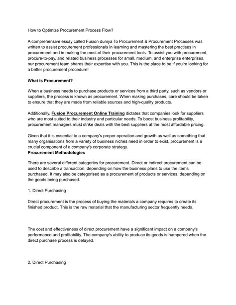 Ppt Fusion Procurement Online Training Oracle Procurement Cloud Training Powerpoint