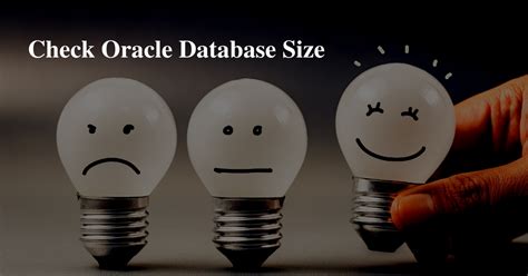Check Oracle Database Size