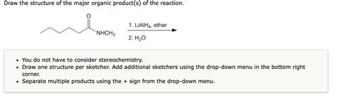 [solved] Draw The Structure Of The Major Organic Product S Of The Course Hero