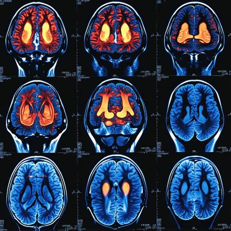 Mri Scan Of The Brain Highlighting Different Brain Structures And Abnormalities Premium Ai