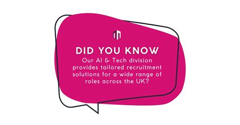 Chris Huffen On Linkedin Our Ai And Tech Recruitment Division Offers Consultative Services To Both