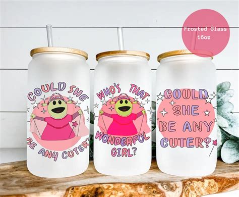 Could She Be Any Cuter Nanalan Fanart Glass Tumbler Nanalan Etsy Uk