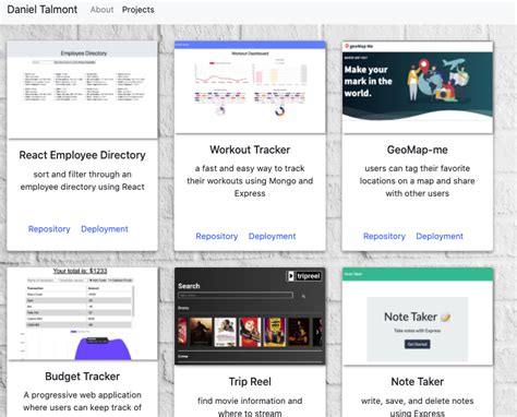 Github Dantalmont React Portfolio