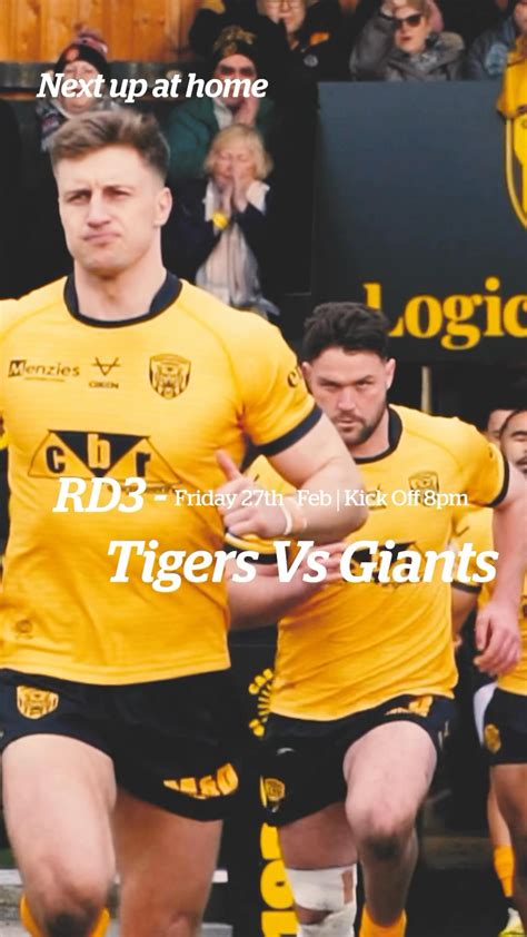 Next Up At 🏠 Tigers Vs Giants Rd3 🎟️