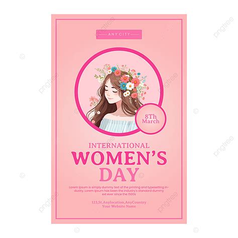 Womens Day Editable Free Poster Template Vector Template Download On Pngtree