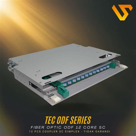 Jual Fiber Optic Odf Otb 12 Core Sc Lengkap Rackmount Odf 12c Sc Shopee Indonesia