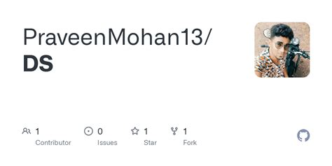 GitHub PraveenMohan DS