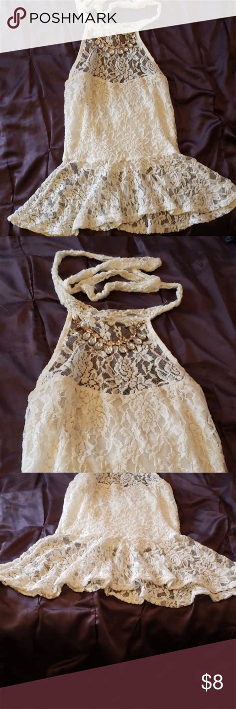 White Lace Halter Top Lace Halter Top White Lace Lace