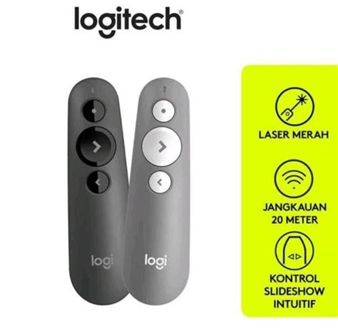 Pointer Logitech R500 Presenter Logitech Laser Ori Lazada Indonesia
