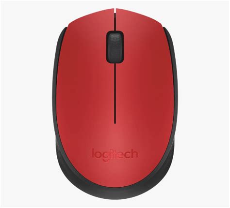 Logitech Mouse Wireless M Red