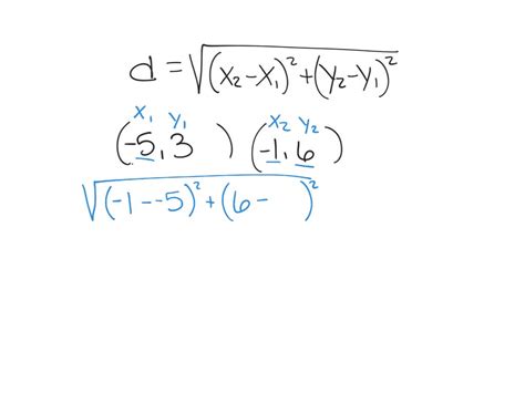 SOLVED Calculate The Distance Between The Given Two Points Numerade