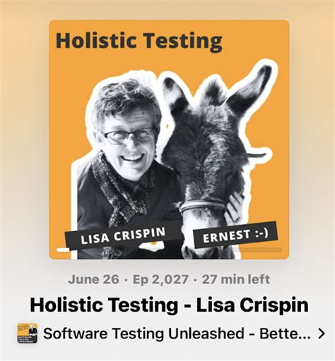 Some Ways We Can Lead For Quality Holistic Testing With Lisa Crispin