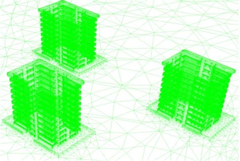 Wind Flow Around Three Building Cfd Simulation Ansys Fluent Training