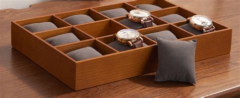 Woodten Solid Wood Watch Storage Tray For Drawer Watch