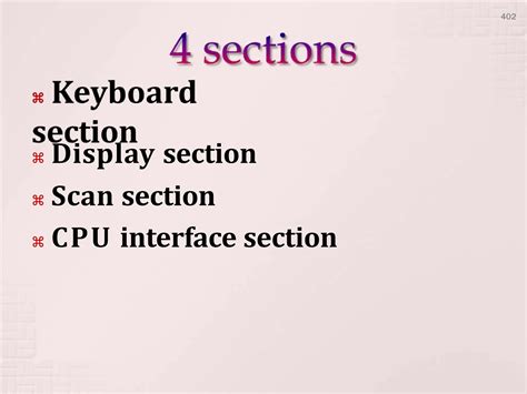 Keyboarddisplay Controller Intel 8279pptx