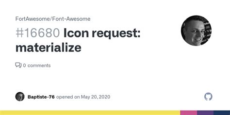 Icon Request Materialize · Issue 16680 · Fortawesomefont Awesome