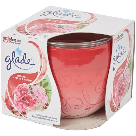 Glade Geurkaars Luscious Cherry And Peony Meerkleurig Action Nl