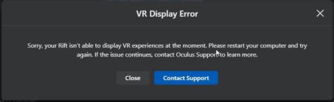 [help] Oculus Has Encountered An Error Oculus Home Is Broken Link
