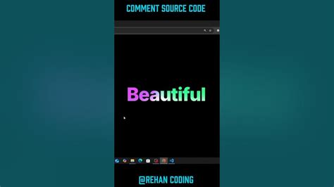 Rgb Txt Css Animation With Javascript Python Codelife Css Html