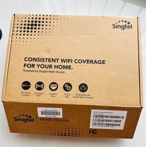 Singtel Mesh Router Computers Tech Office Business Technology On Carousell