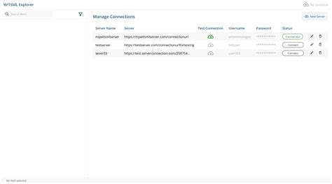 Manage Server Screen · Issue 1589 · Equinorwitsml Explorer · Github