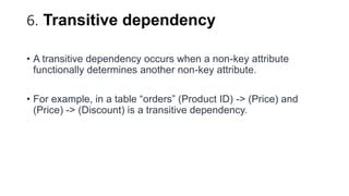 Functional Dependency Pptx