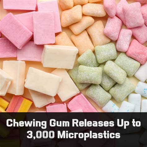 껌 한 개 최대 3000개 미세 플라스틱