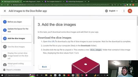 Add Images To The Dice Roller App Android Basics In Kotlin Unit 1