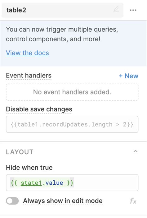 Hide An Empty Table 💬 Queries And Resources Retool Forum