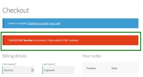 How To Add Eu Vat Number Validation In Woocommerce