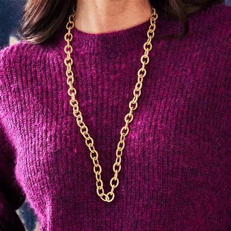 Victoria Small Chain Necklace 32 Gold Capucine De Wulf