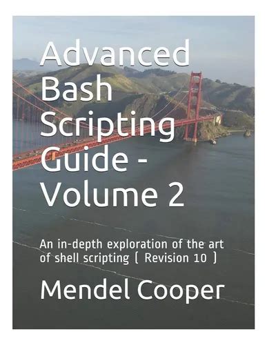 Libro Guía Avanzada De Scripting De Bash Volumen 2 Una Gu Meses Sin Interés