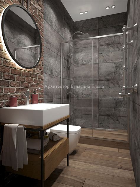 Интерьер спальни с ванной комнатой в стиле лофт Homify Роскошные