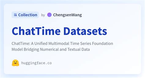 Chattime Datasets A Chengsenwang Collection