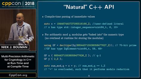 Cppcon 2018 “multi Precision Arithmetic For Cryptology In C At Run