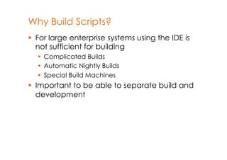 Build Scripts PPT