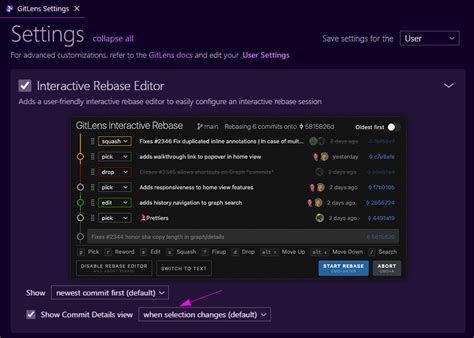 Gitlens Keeps Showing The Commit Details View Automatically · Issue