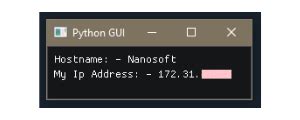 GitHub Thenanosoft Find My Ip Address Python Gui Get Hostname IP Address Using Python GUI