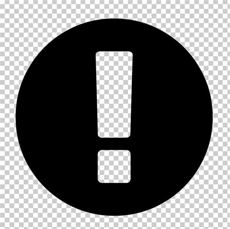 Exclamation Mark Font Awesome Interjection Png Clipart Black And White Circle Computer Icons